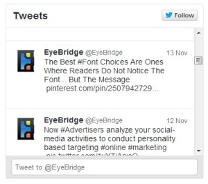 The Show Must Go On: Eyebridge revamped its Weblog for a Motive